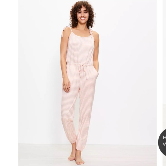 LOFT | Intimates & Sleepwear | Nwt Loft Womens Striped Bow Strap Pajama ...